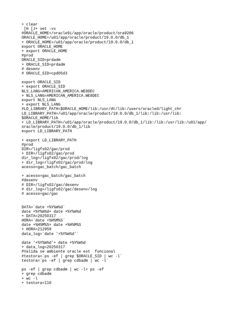 GAC020 P Output 20250317213000 00001 | PDF | Pl/Sql | Information ...