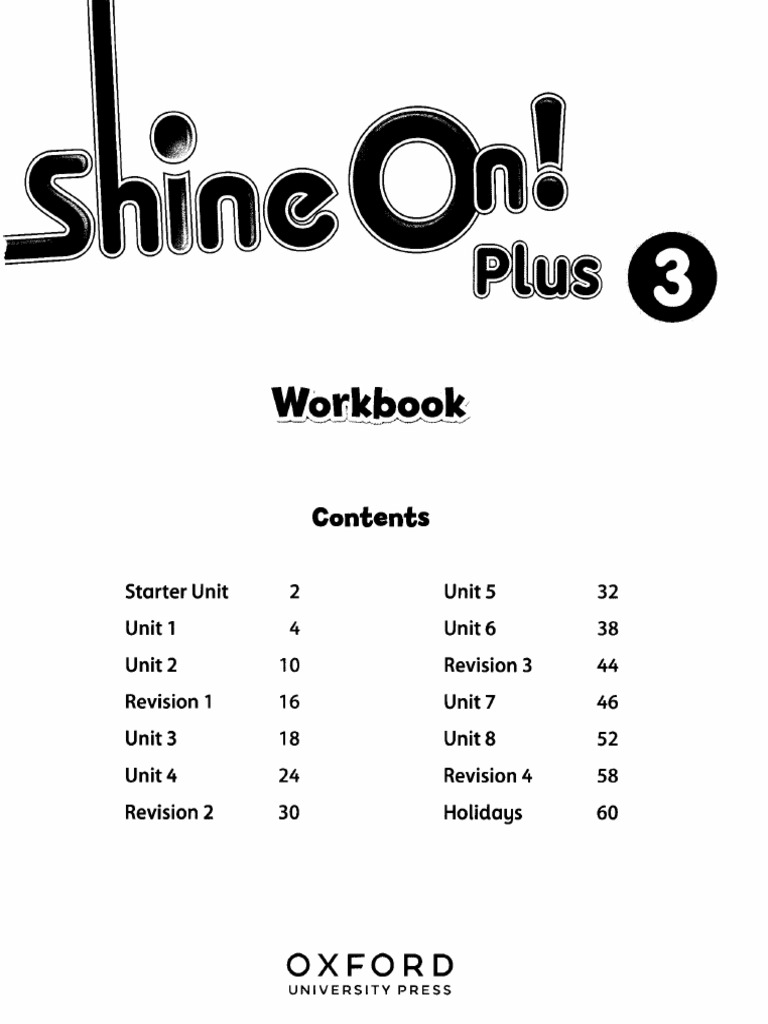 Shine On Plus 3 Workbook | PDF