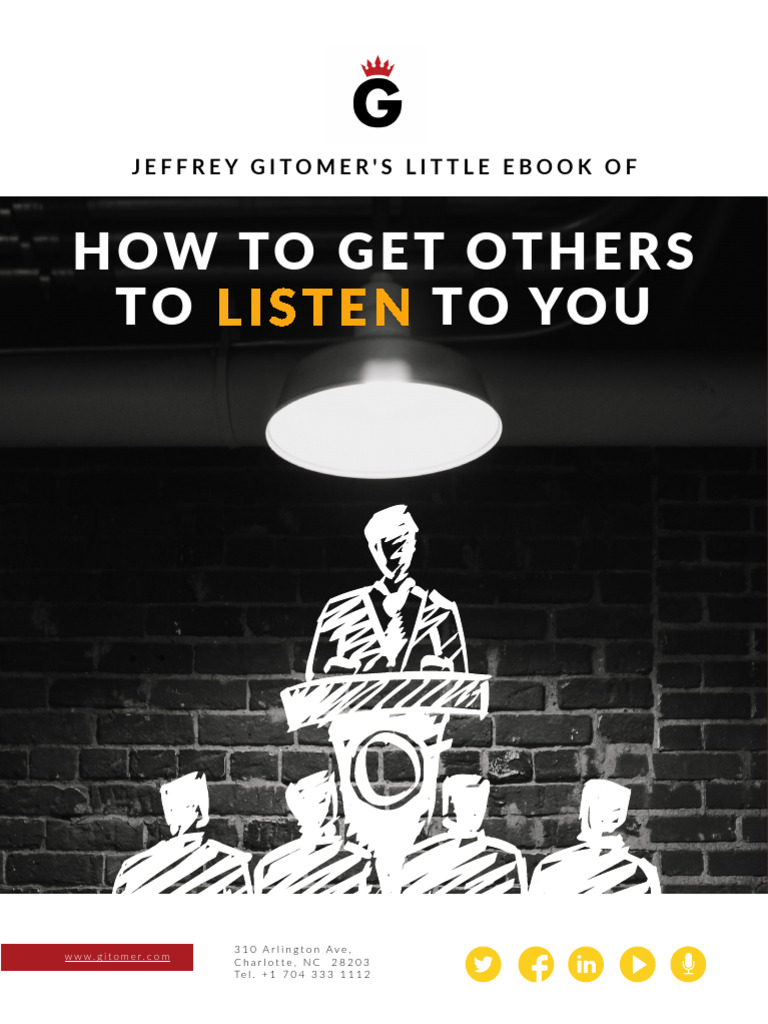 Little Ebook of How To Get Others To Listen | PDF | Laughter