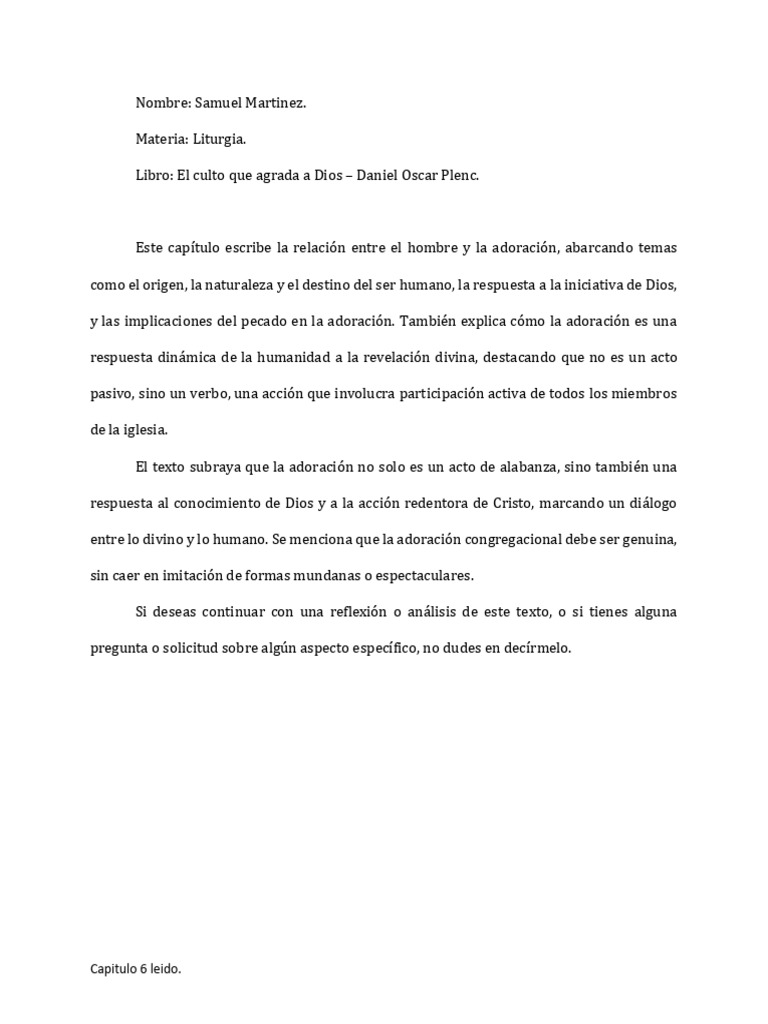 Informe 8 | PDF