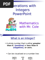 Integer Rules Chart | PDF | Multiplication | Arithmetic