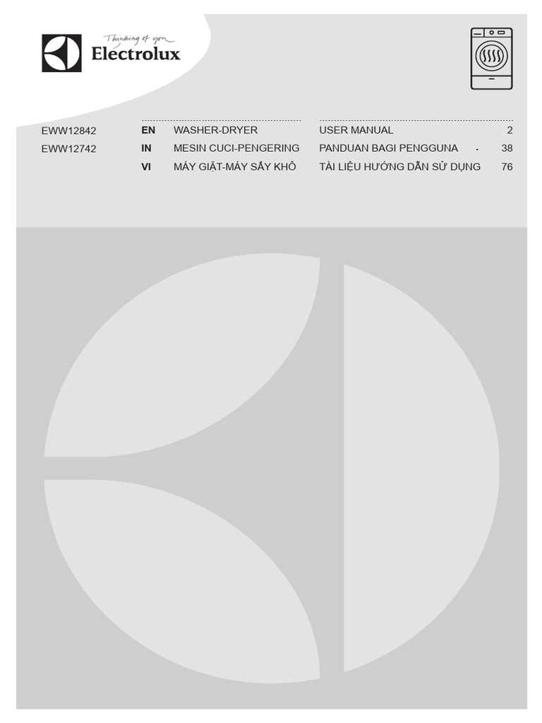 Eww12842 - User Manual VI VN | PDF | Washing Machine | Laundry