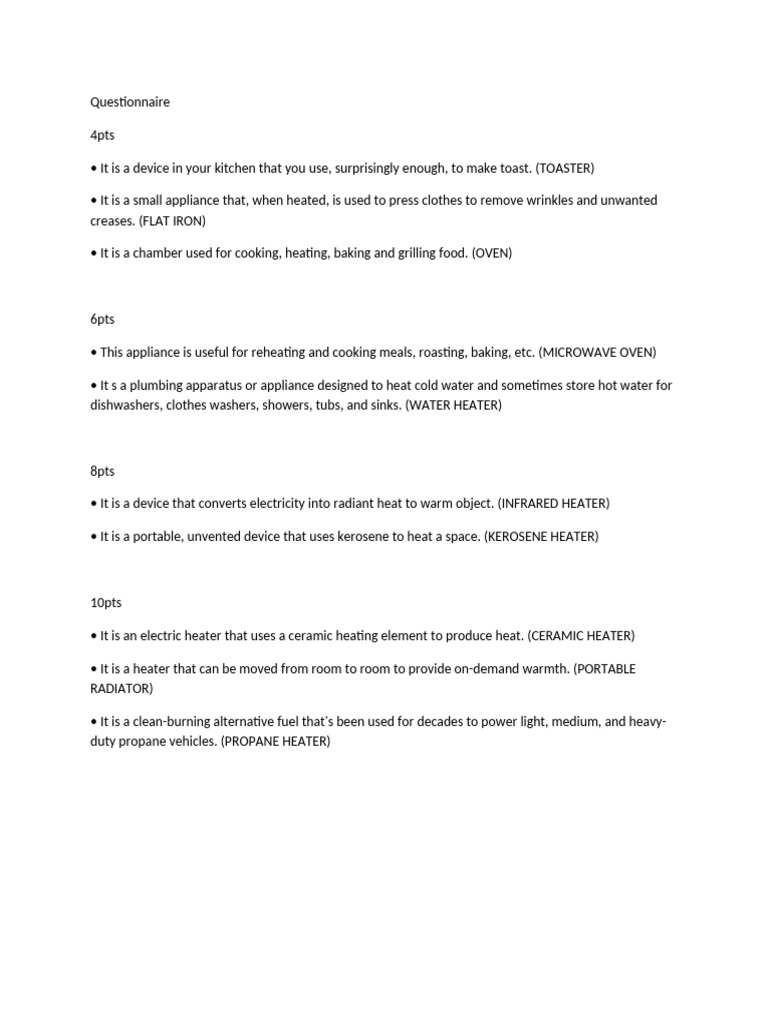 Questionnaire-WPS Office | PDF