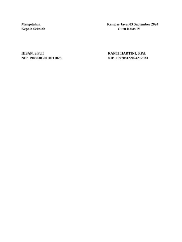 Mengetahui TTD | PDF