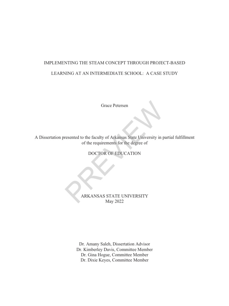 STEAM Project-Based Learning Impact Study | PDF | Project Based Learning | Constructivism ...