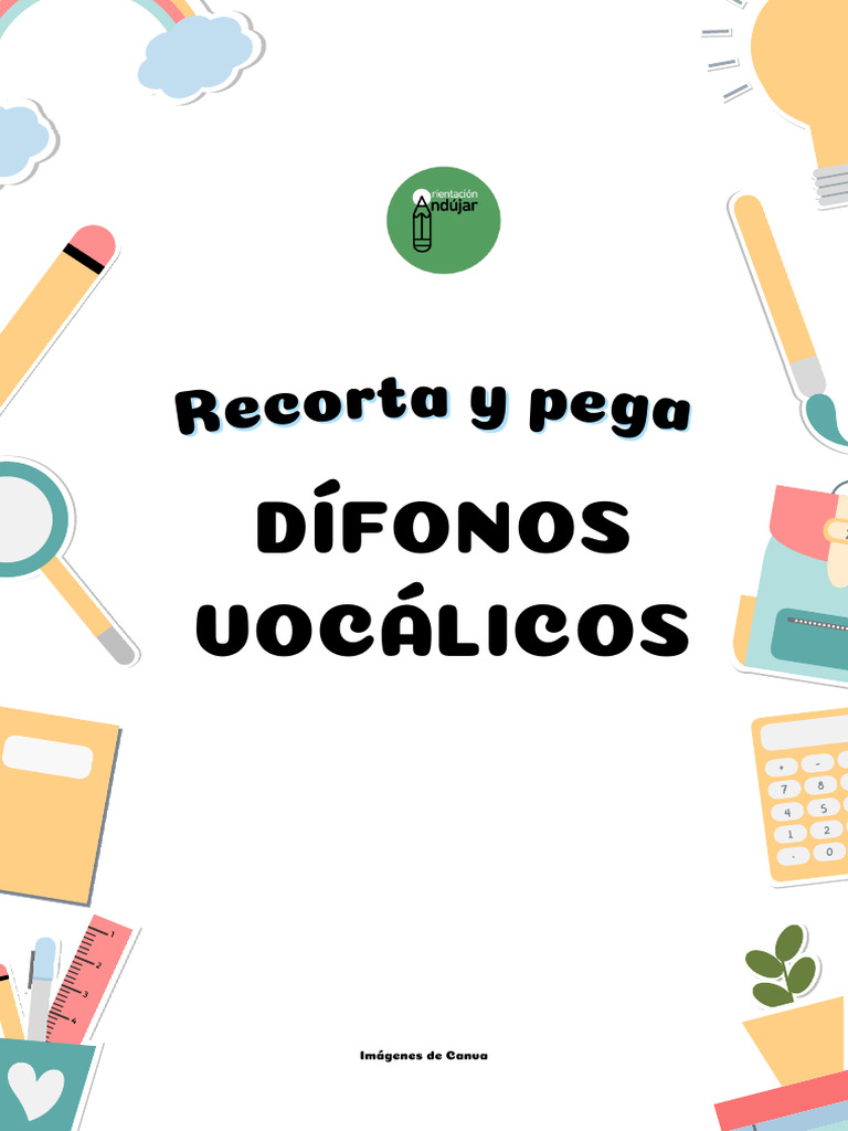 Diptongos Vocales: Actividades Interactivas | PDF