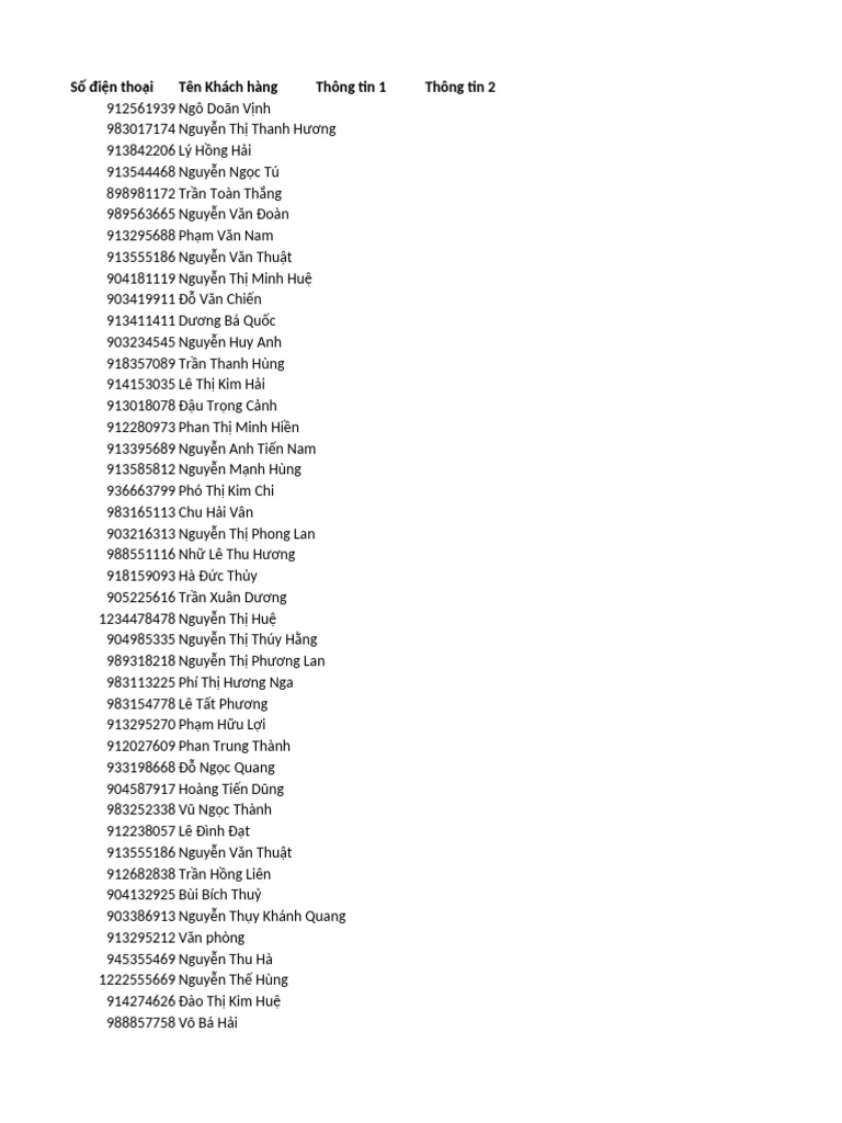 File Excel Mau | PDF