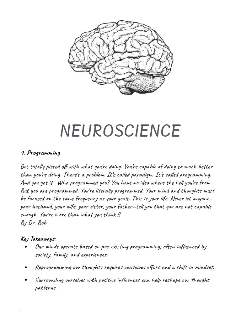 Reprogramación Mental y Éxito Personal | PDF