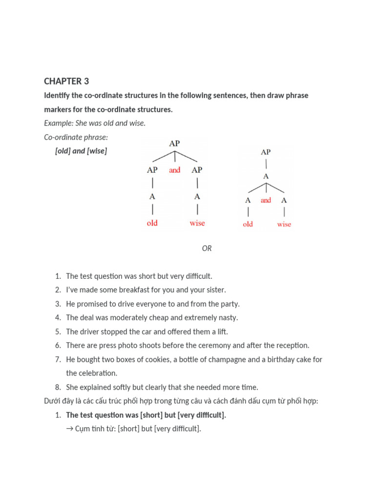 2024 Exercises Chapter 3 | PDF | Linguistics | Language Mechanics