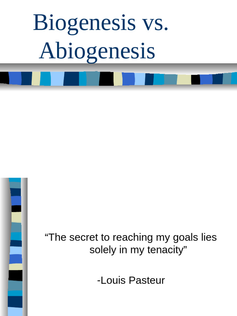 Biogenesis - Abiogenesis | PDF | Biology | Nature