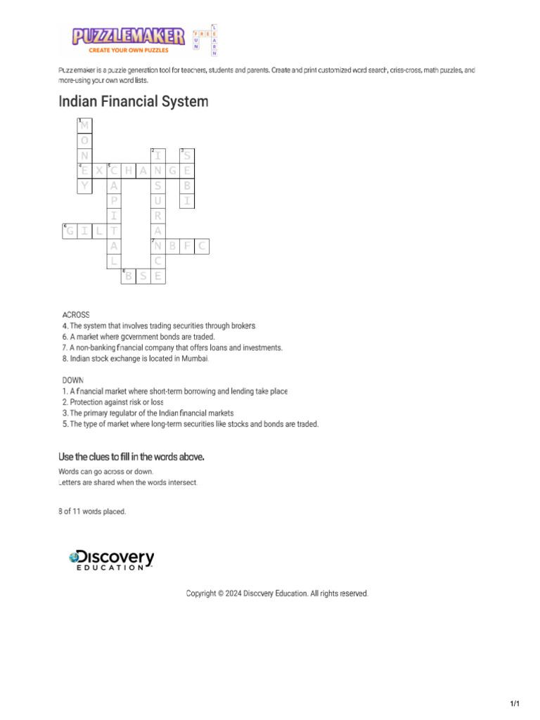 Puzzle-Unit 1 Teacher | PDF