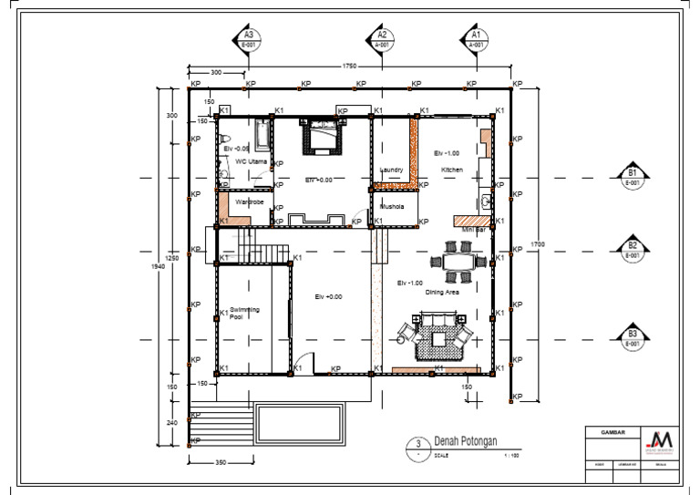 Denah Potongan | PDF