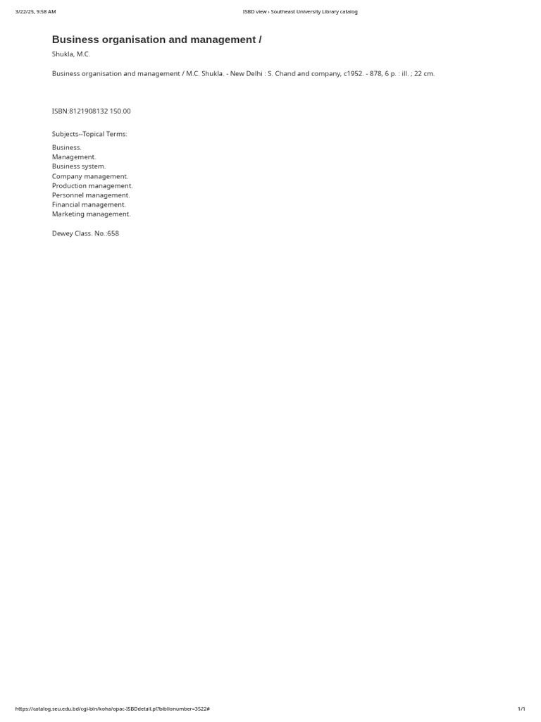 ISBD View Southeast University Library Catalog | PDF