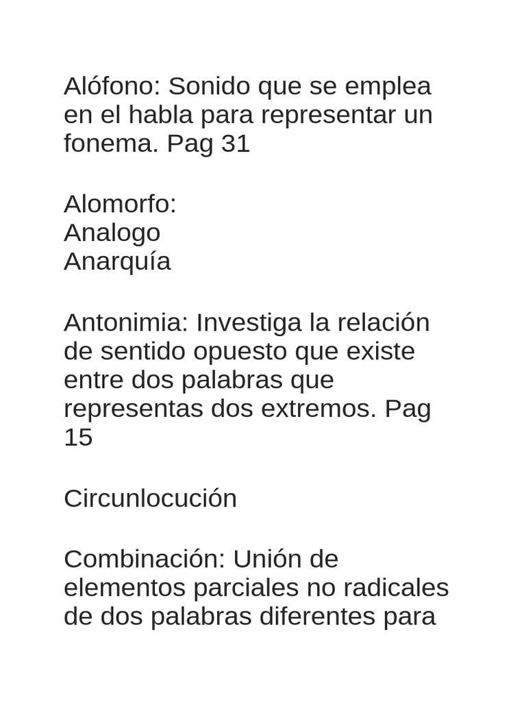 Glosario | PDF | Palabra | Comunicación