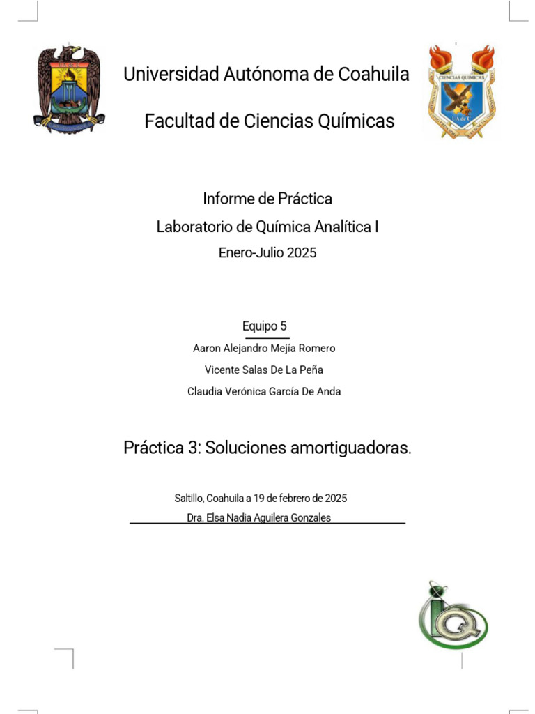 Practica-3-Soluciones-amortiguadoras | PDF | Solución tampón | Sal (química)