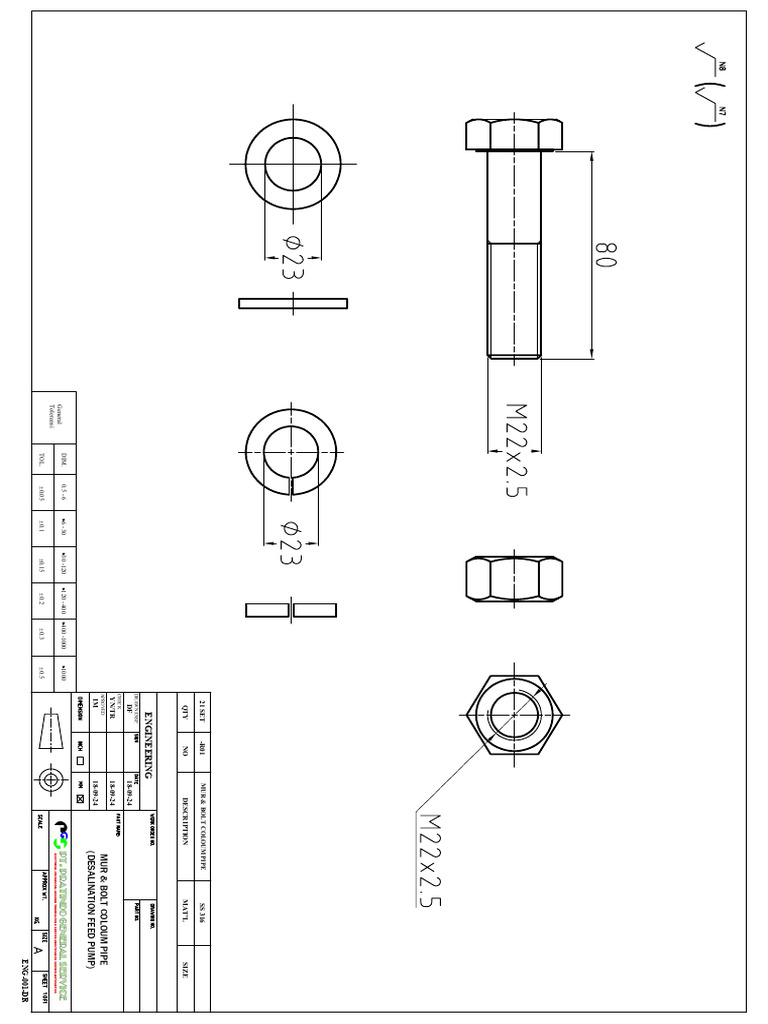 Mur & Bolt Coloum Pipe | PDF
