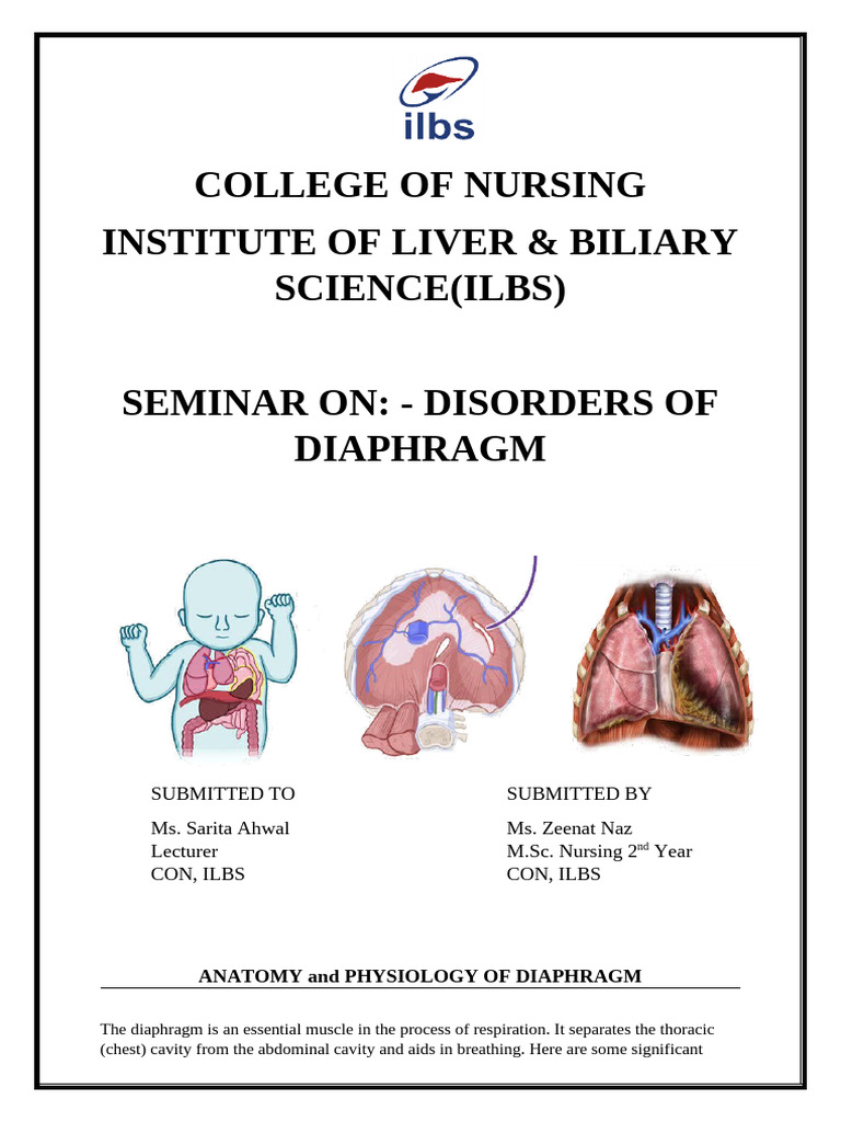Disorders of Diaphram | PDF | Aorta | Thorax