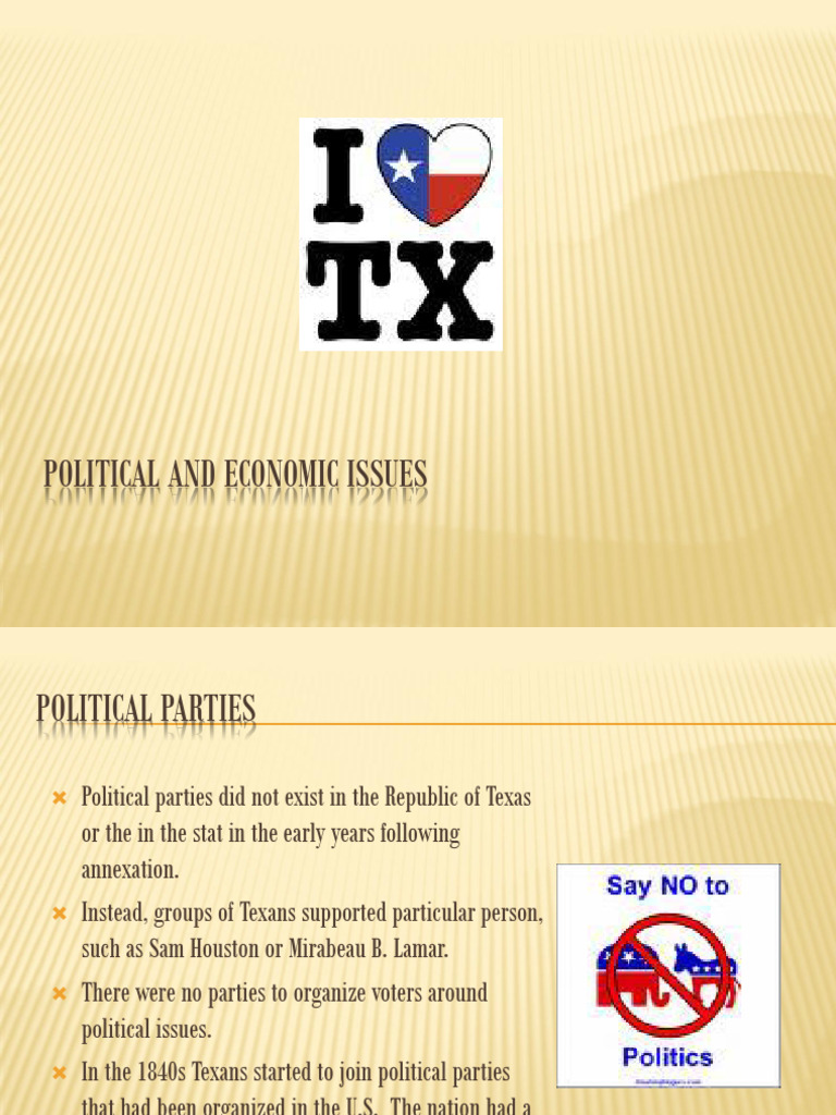 Political Parties and Political and Economic Issues Powerpoint-1 | PDF ...