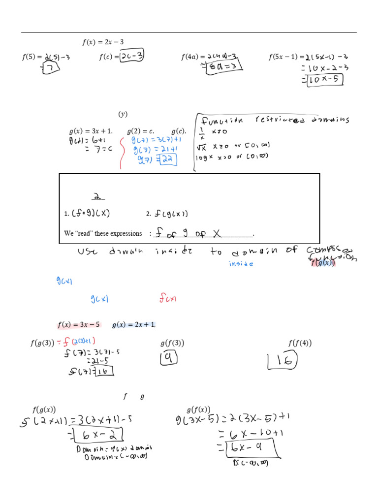 AP Precalc 2.7 | PDF | Function (Mathematics) | Mathematics