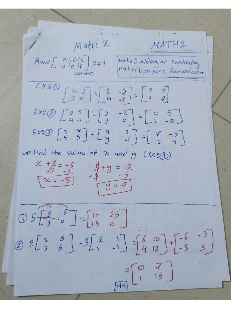 Matrix | PDF