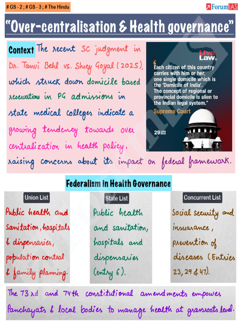 Over Centralisation Health Governance | PDF | Political Science ...