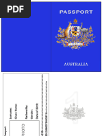 Incoming Passenger Card Australia Editable | PDF | Australia