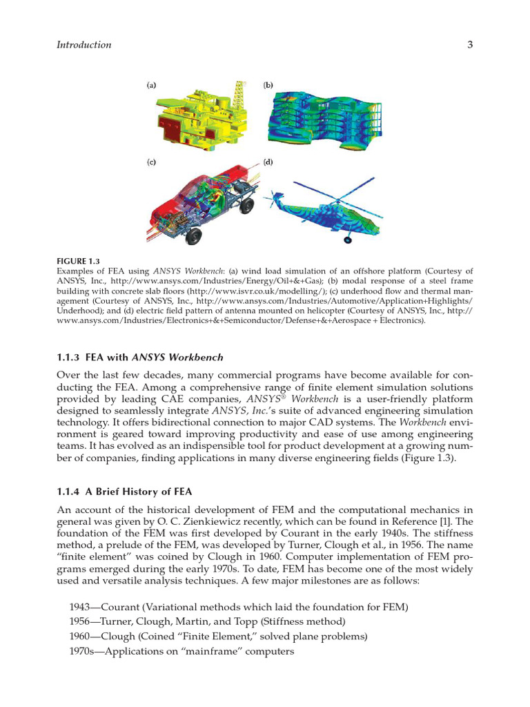 Finite Element Modeling and Simulation With ANSYS Workbench - Pages-03 | PDF
