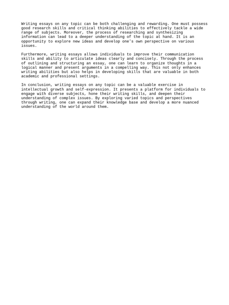 Good College Writing Essentials | PDF