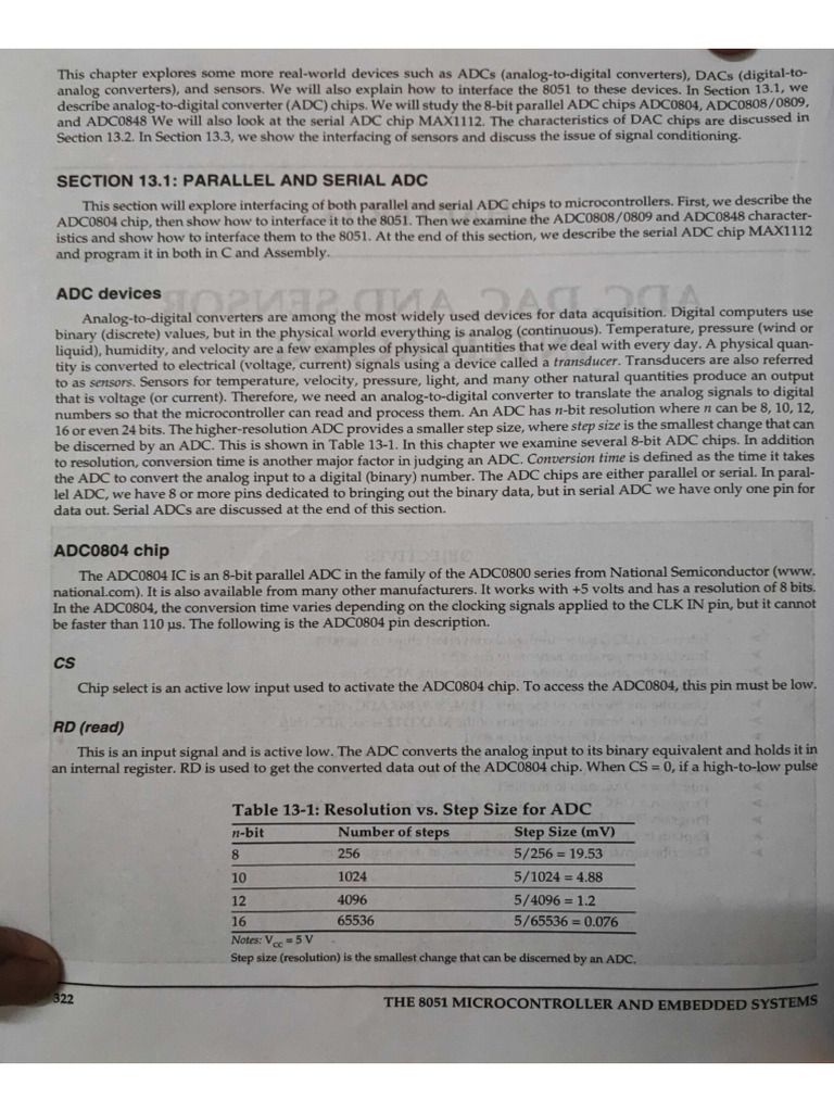 ADC &DAC Interfacing | PDF