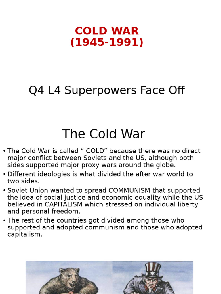 Q4 L4 Restructuring The Postwar World, 1945-Present Part 2 | PDF | Iron ...