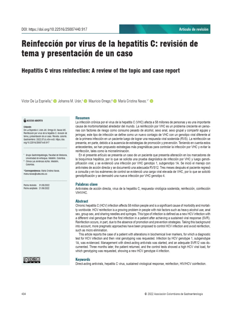 Hepatitis C | PDF | Virus de la hepatitis C | Hepatitis C