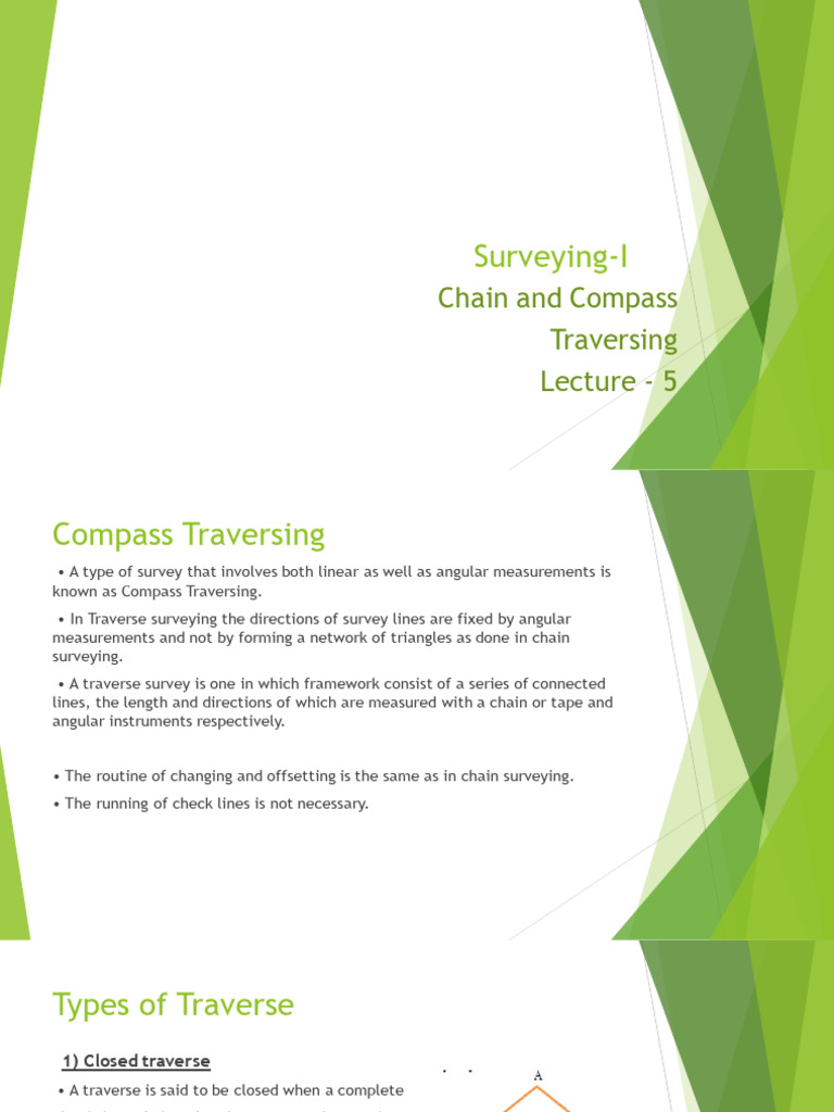 Lecture 5 | PDF | Compass | Surveying