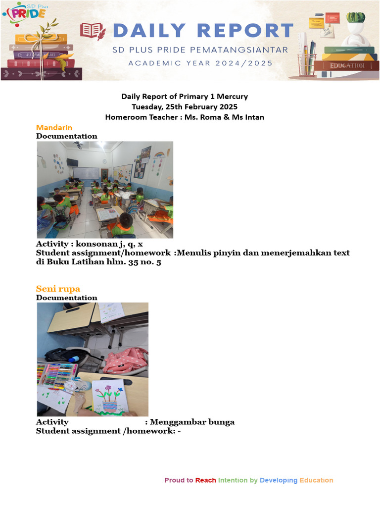 Tuesday - P1 Mercury Daily Report-3 | PDF
