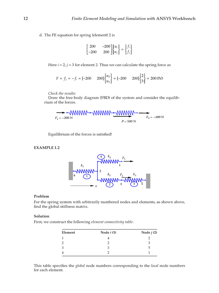 Finite Element Modeling and Simulation With ANSYS Workbench - Pages-12 | PDF