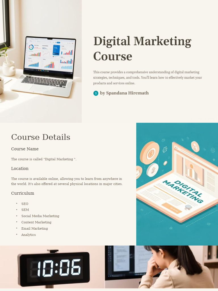 Digital Marketing Course | PDF