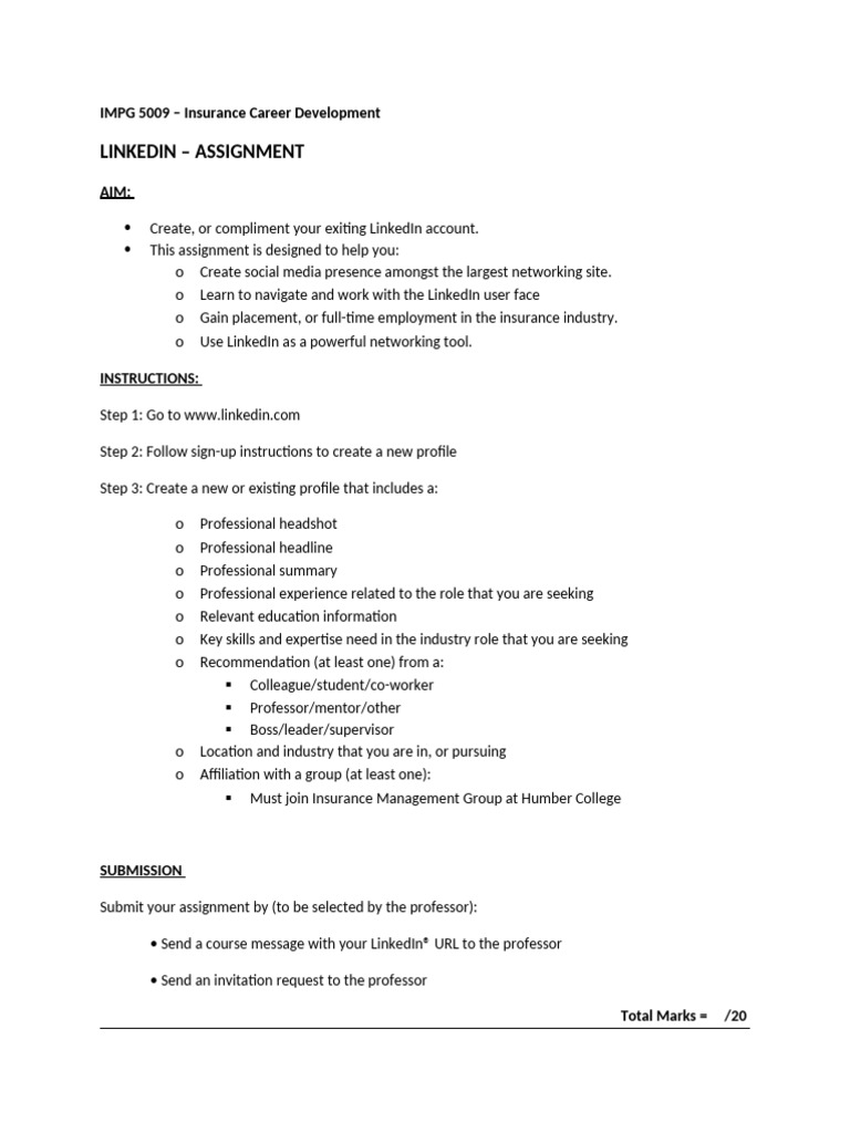 Linkedin Assignment Finalb | PDF