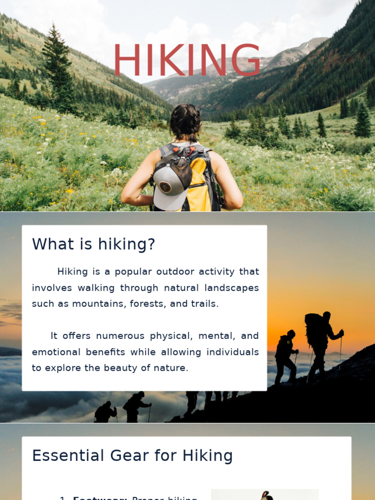 Essential Hiking Gear and Safety Tips | PDF | Hiking | Natural Environment