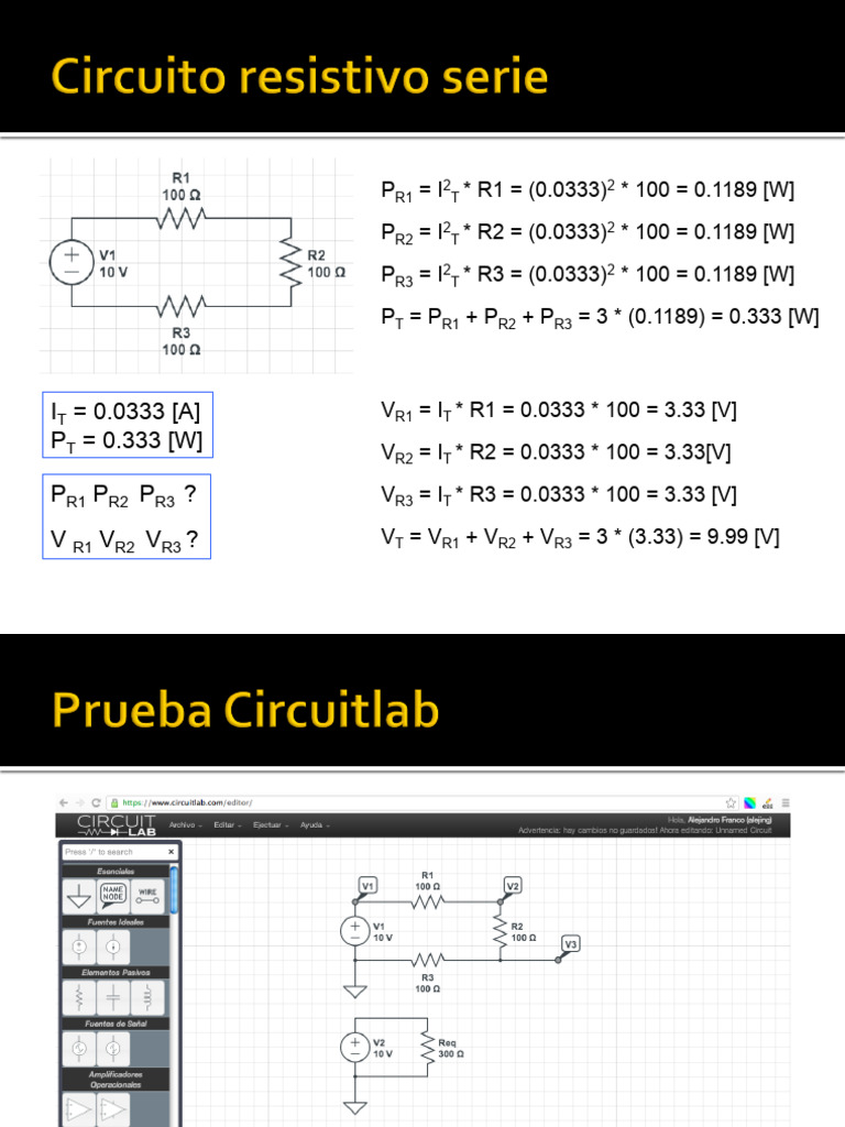 Analisis Circuitos Resistivos Ohm-007-008 | PDF