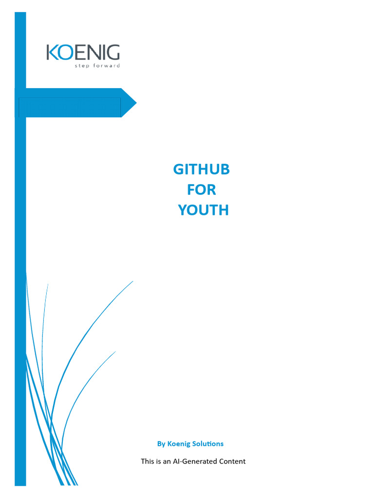 Github For Youth Coursebook | PDF | Version Control | Software Development