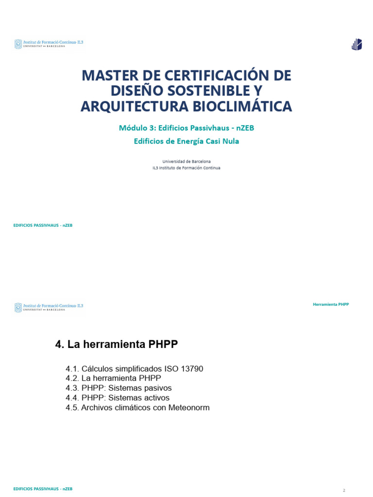 Herramienta PHPP en Edificios Passivhaus | PDF | Ventana