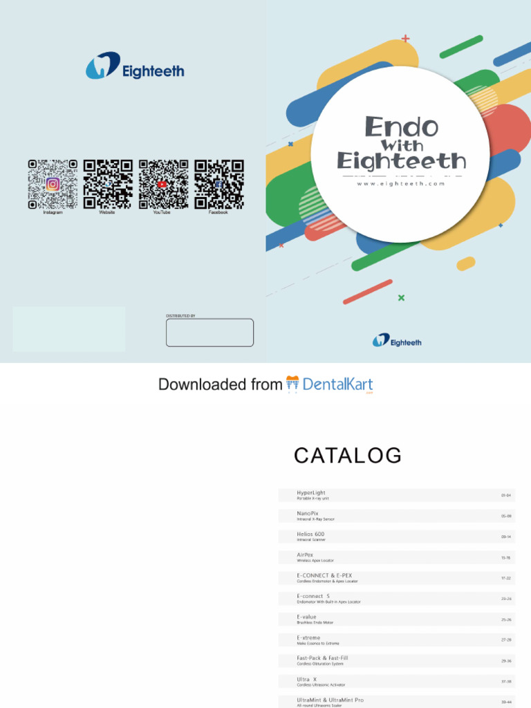 Eighteeth_E-Xtreme Endomotor + E-Pex Apex Locator Combo | PDF