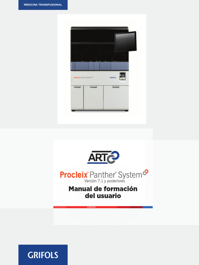 Manual de Formacion de Usuarios Panther | PDF | Laboratorios | Residuos