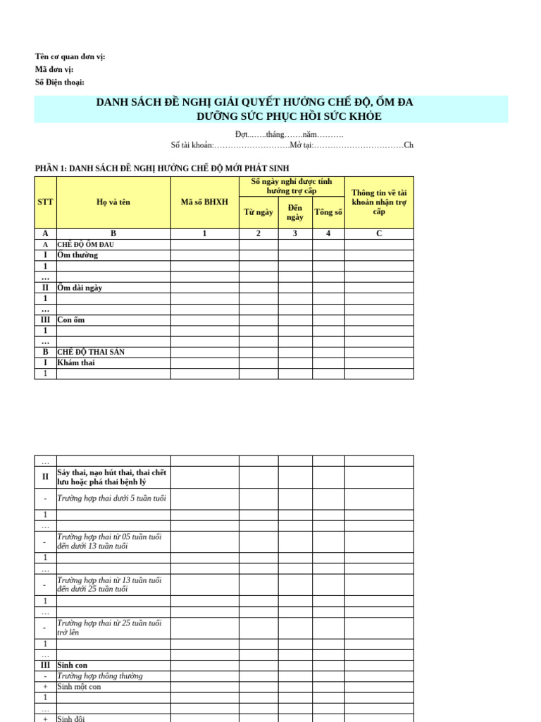Mẫu 01b Hsb Theo Qđ 166 | PDF