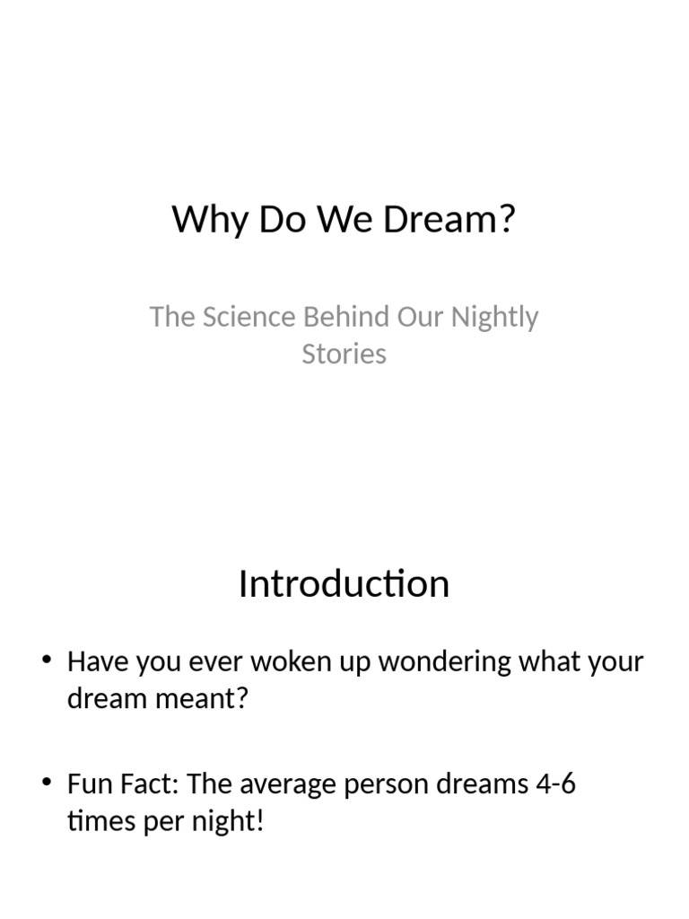 The Science and Meaning of Dreams | PDF