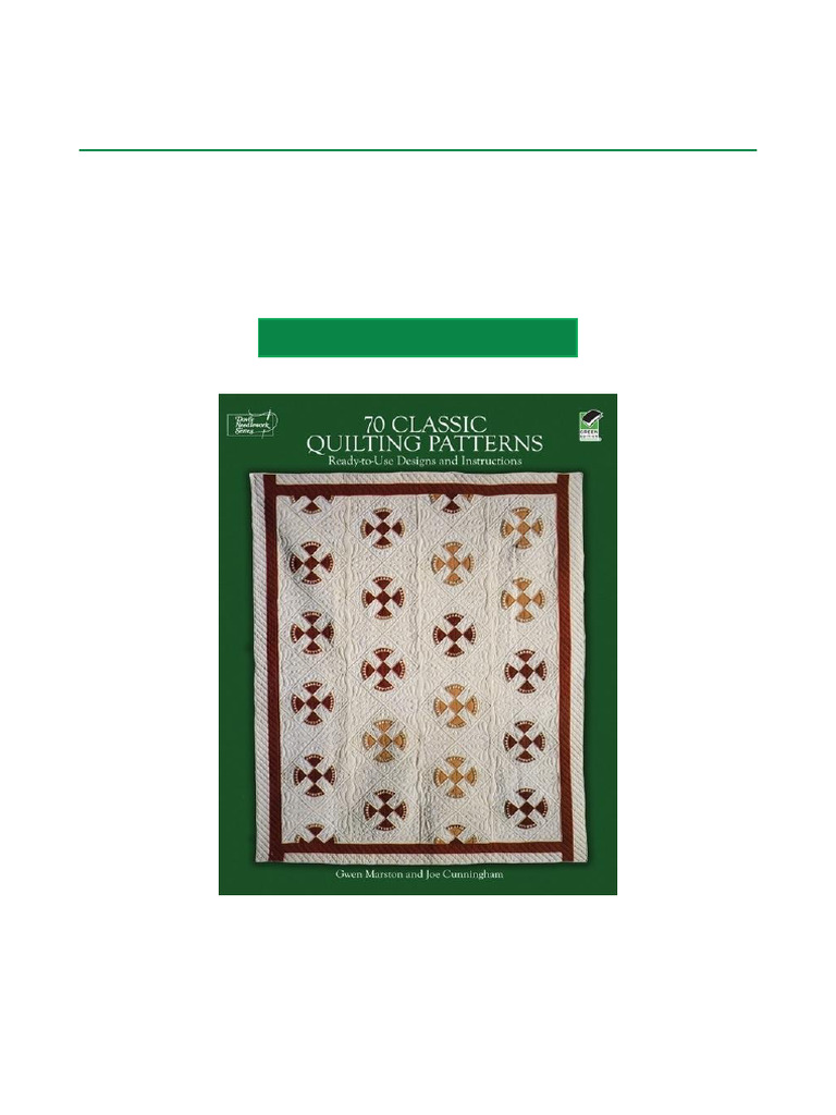 Enjoy 70 Classic Quilting Patterns Ready To Use Designs and ...