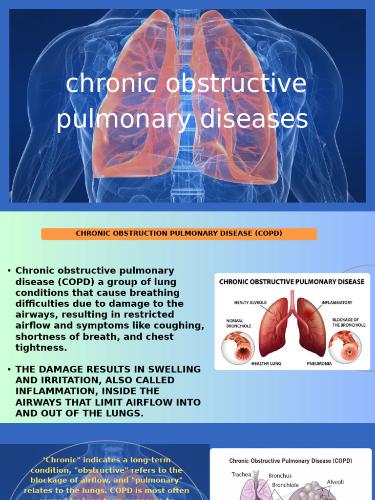 Chronic Obstruction Pulmonary Disease | PDF | Chronic Obstructive Pulmonary Disease | Healthy Diet