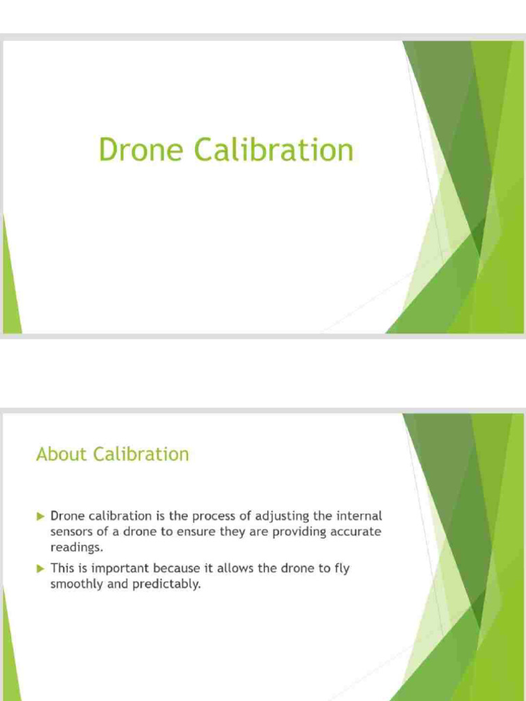 Drone Calibration. trf 8 (2) | PDF
