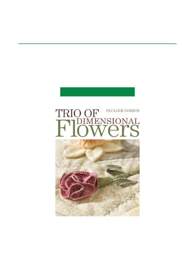 Dimensional Flower Quilting Guide | PDF