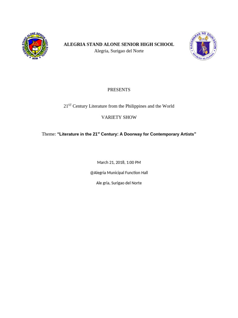 21st Century - Layout For Tarp | PDF