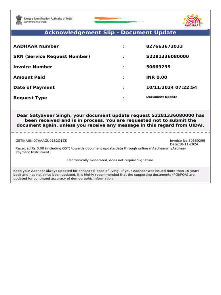 Acknowledgementslip S2281336080000 | PDF